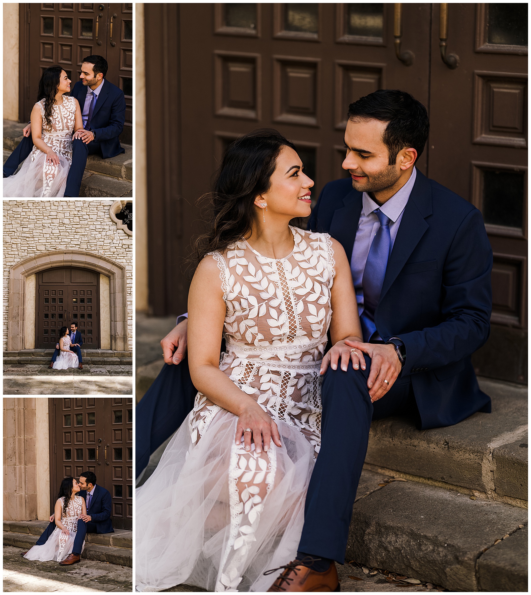 Mandalay Canal Wedding Portraits - Chilly Texas Morning