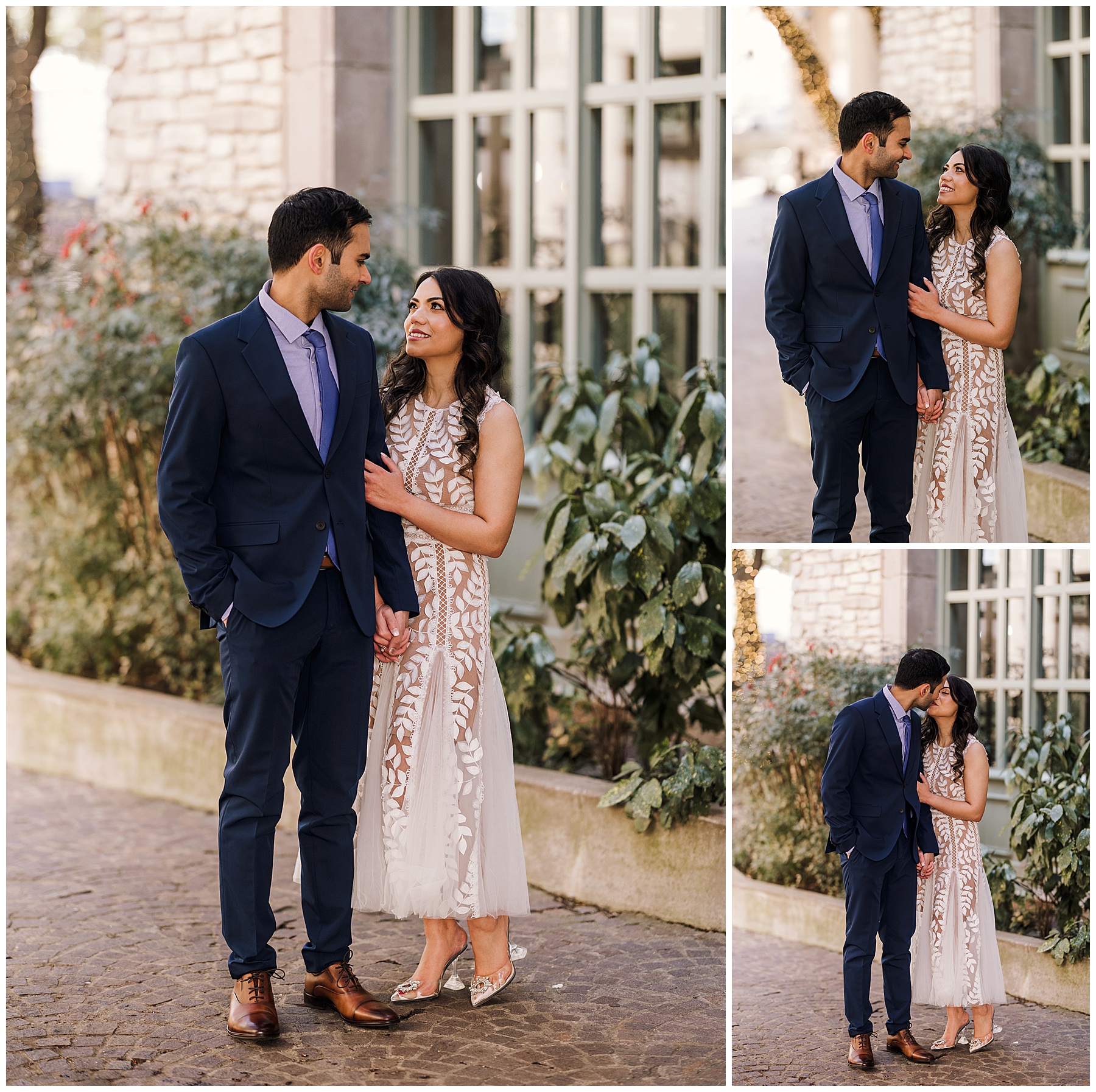 Mandalay Canal Wedding Portraits - Chilly Texas Morning