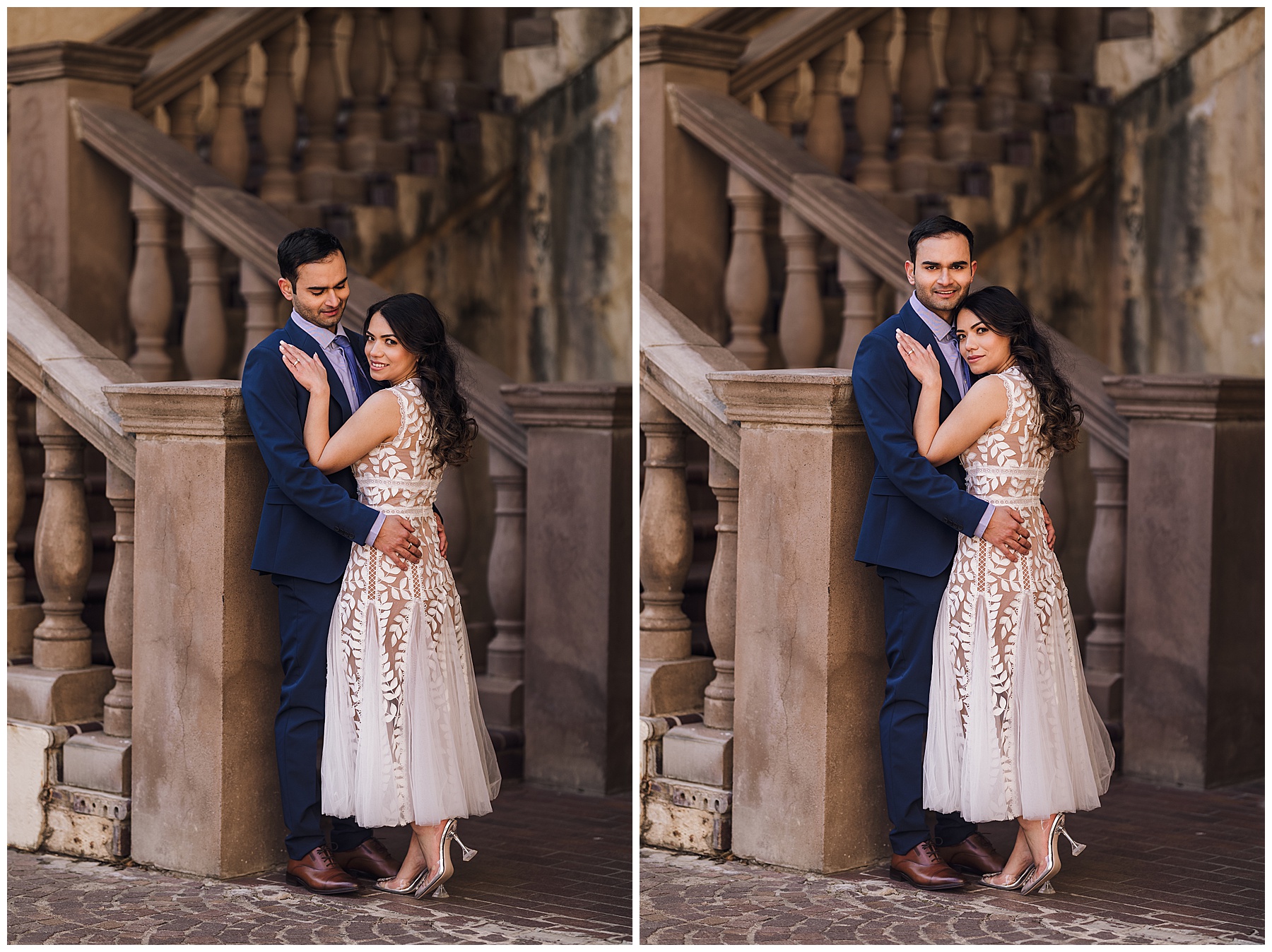 Mandalay Canal Wedding Portraits - Chilly Texas Morning