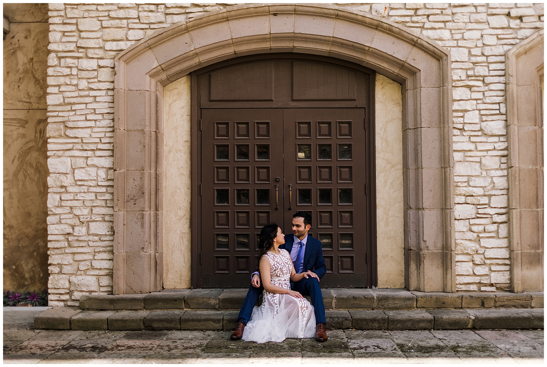 Mandalay Canal Wedding Portraits - Chilly Texas Morning
