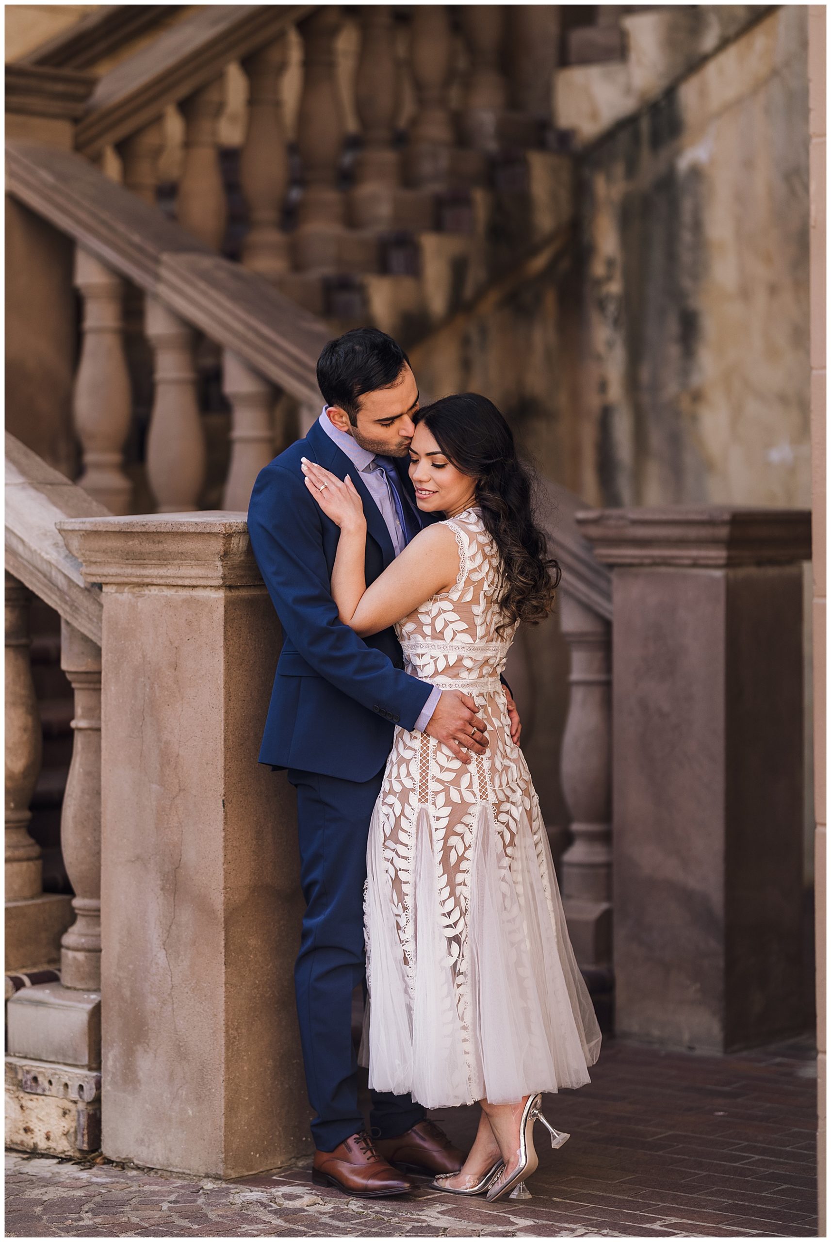 Mandalay Canal Wedding Portraits - Chilly Texas Morning