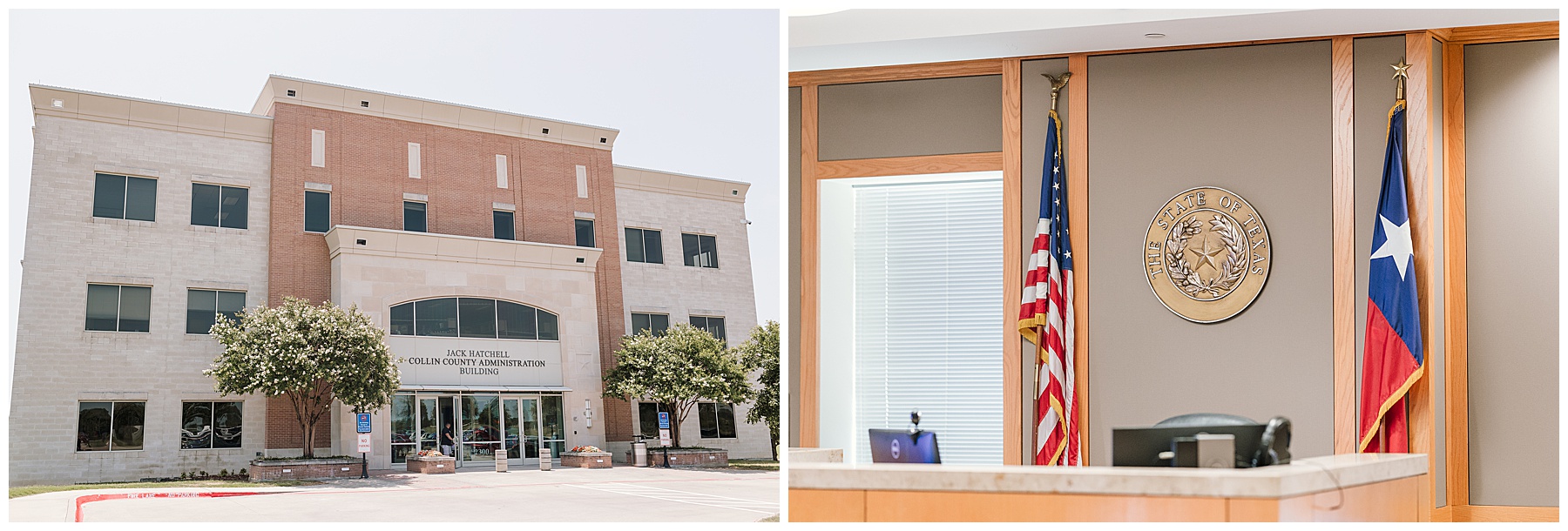 Collin County Courthouse Wedding Portraits - Haley Katherine Photography