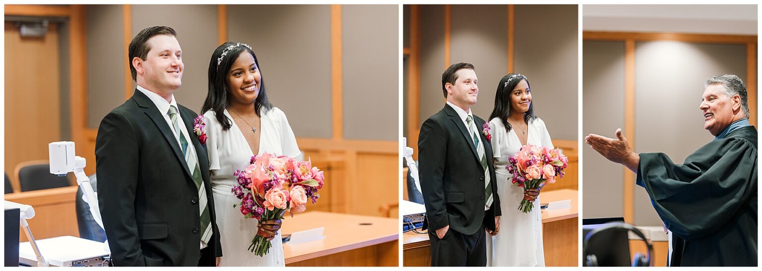 Collin County Courthouse Wedding Portraits - Haley Katherine Photography